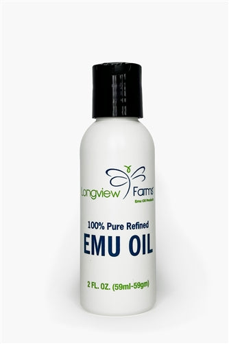 2 OZ Pure Emu Oil | Natural Skin & Hair Care Solution – Longview Farms®