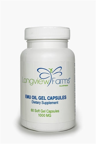 Emu Oil Gel Capsules | Natural Supplement for Wellness – Longview Farms®